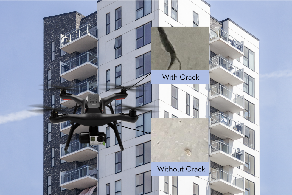 Drone Based Crack Detection